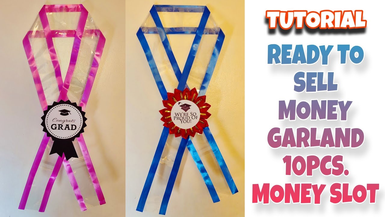 DIY EMPTY MONEY GARLAND TUTORIAL - YouTube