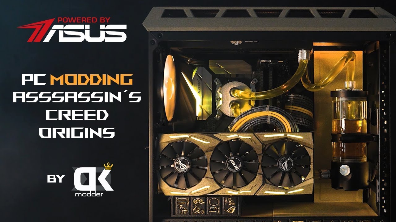 Cómo se hizo el PC de Assassin’s Creed Origins - PBA ASUS ROG & Deka Modder - YouTube