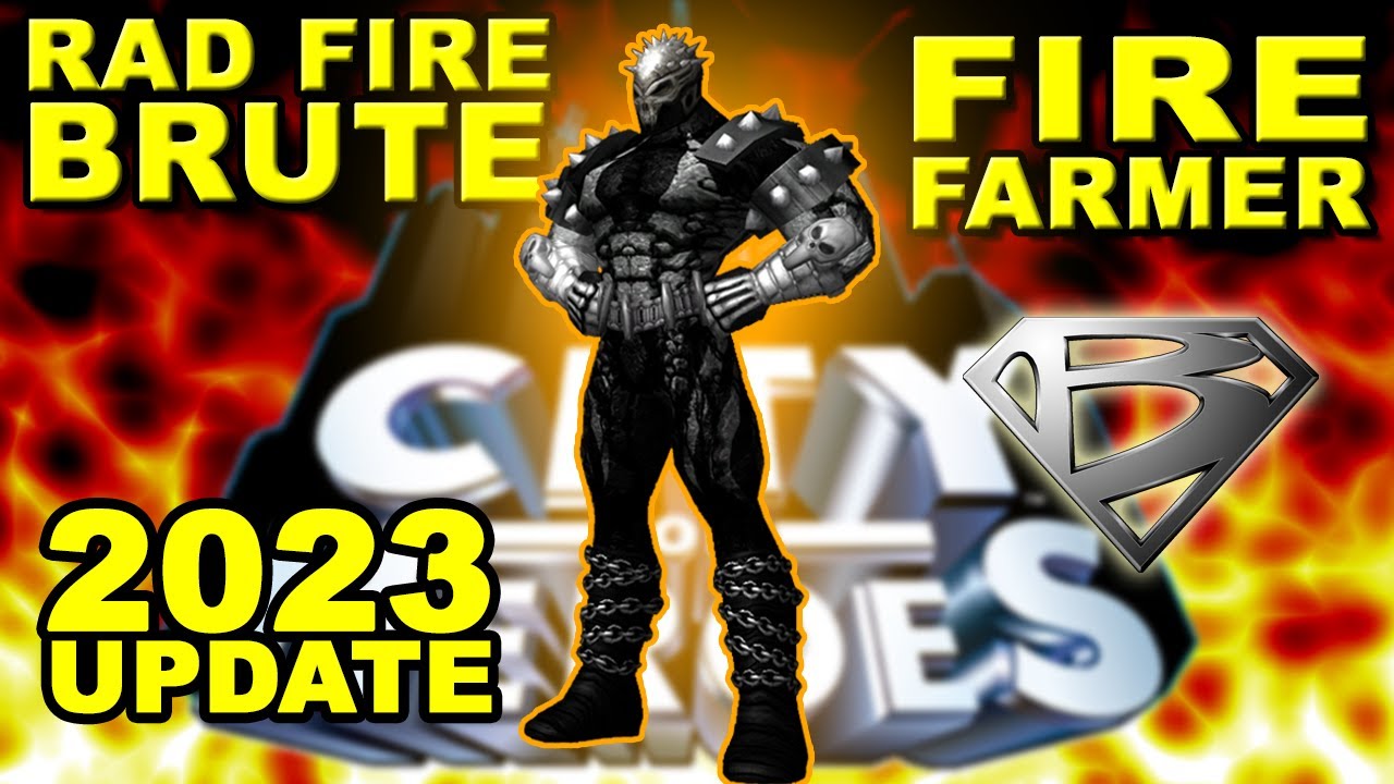 2023 UPDATE: Rad/Fire Brute Fire Farmer | City of Heroes - YouTube