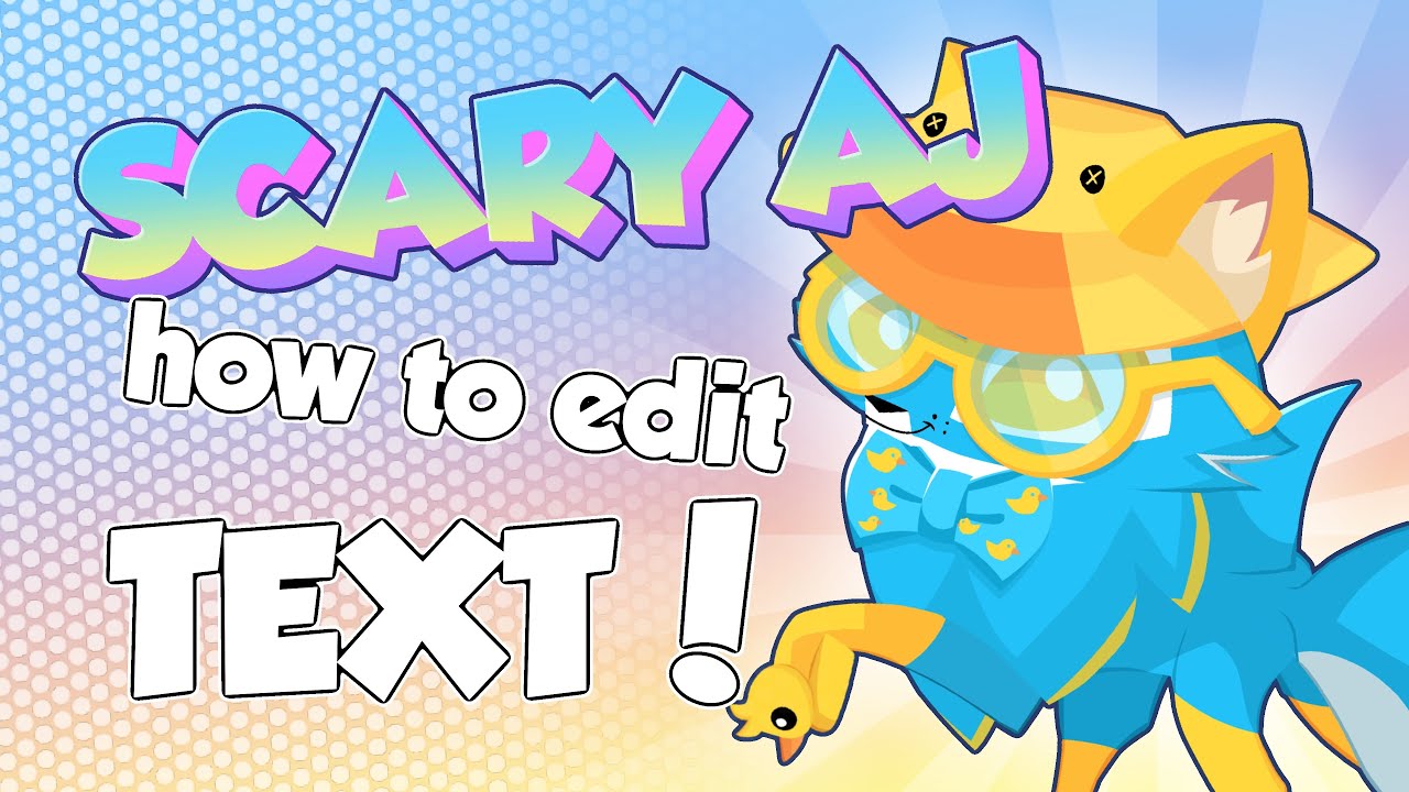 HOW TO EDIT TEXT IN VIDEO STAR || Animal jam intro editor tutorial ...