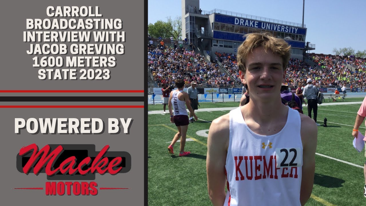 Carroll Broadcasting Sports Network interview with Jacob Greving of ...
