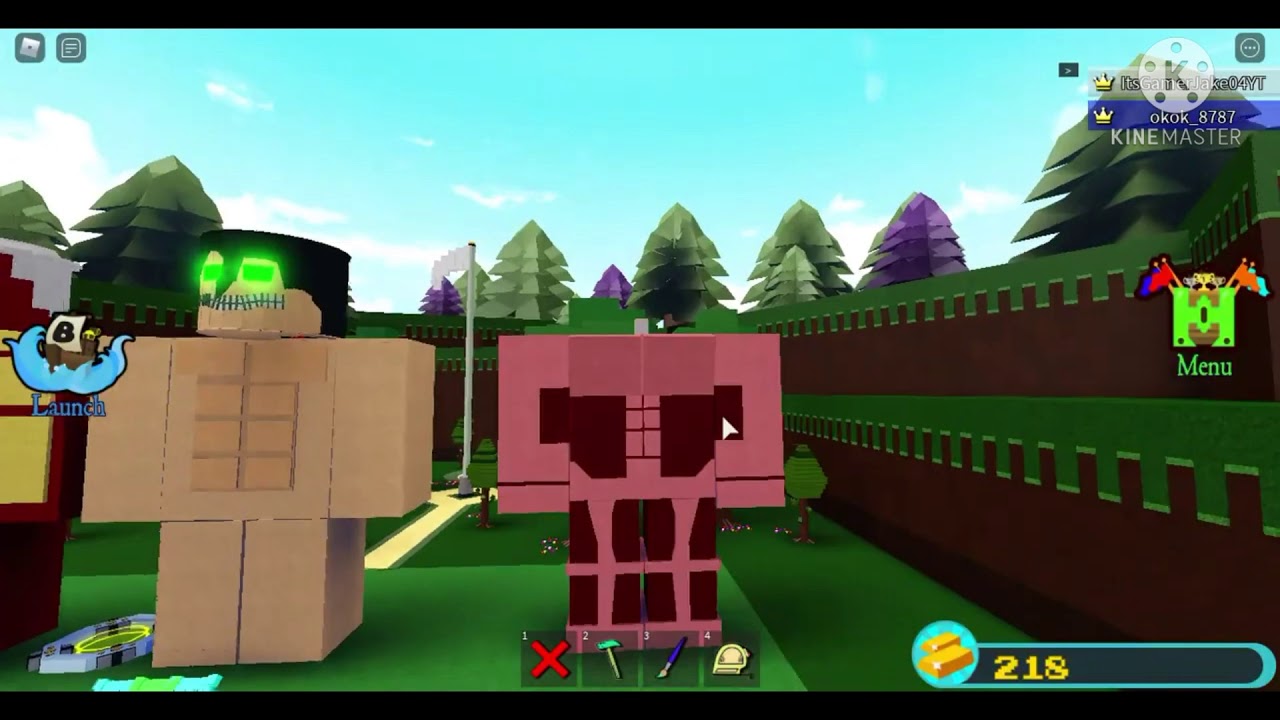 (Unfinished) Female titan in build a boat for a treasure - YouTube