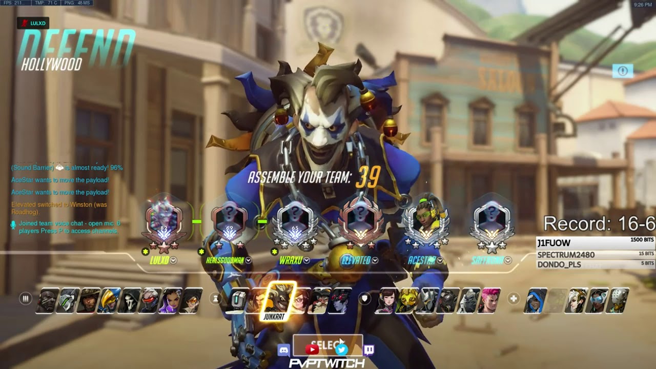 DEFENSE is the BEST OFFENSE - #1 HANZO & #1 JUNKRAT with #1 MERCY - YouTube