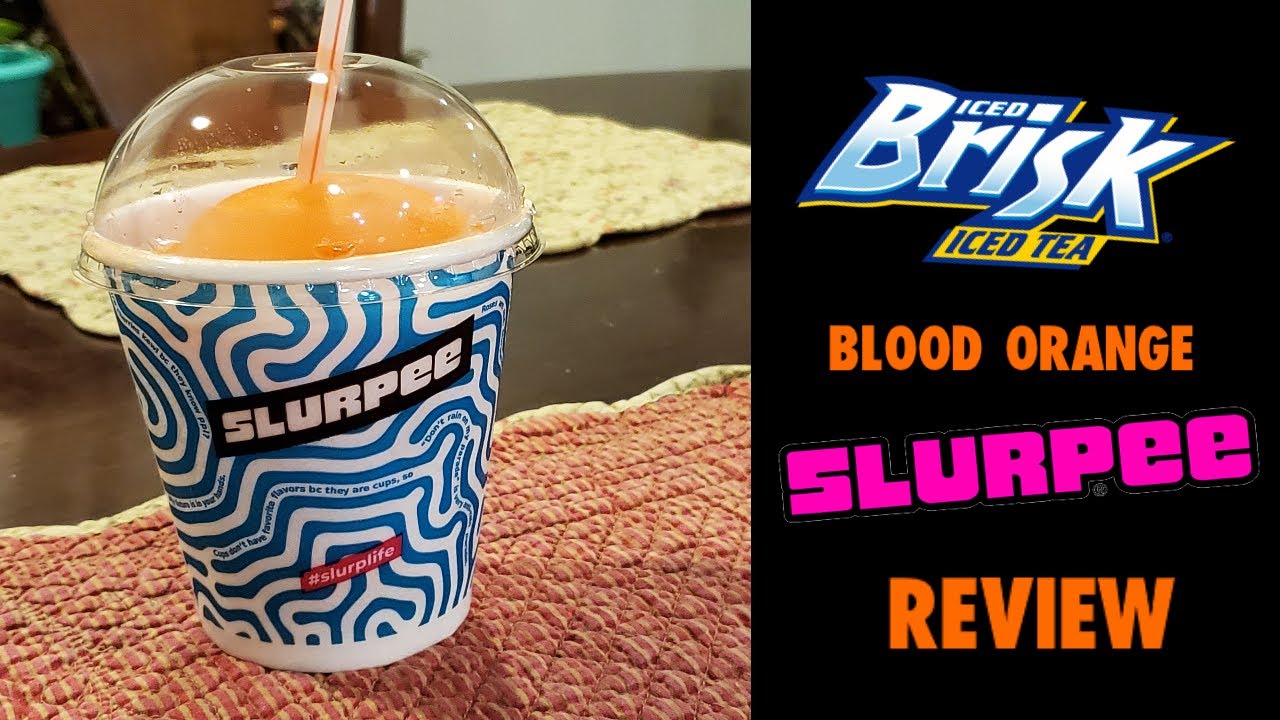 Brisk Blood Orange Slurpee Review - YouTube