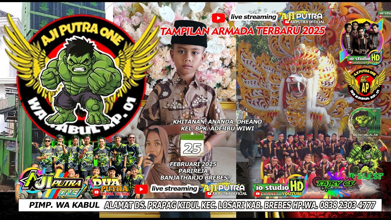 LIVE BUROK DANGDUT AJI PUTRA - DS. PAREREJA - BANJARHARJO - BREBES 25 FEBRUARI 2025 - YouTube