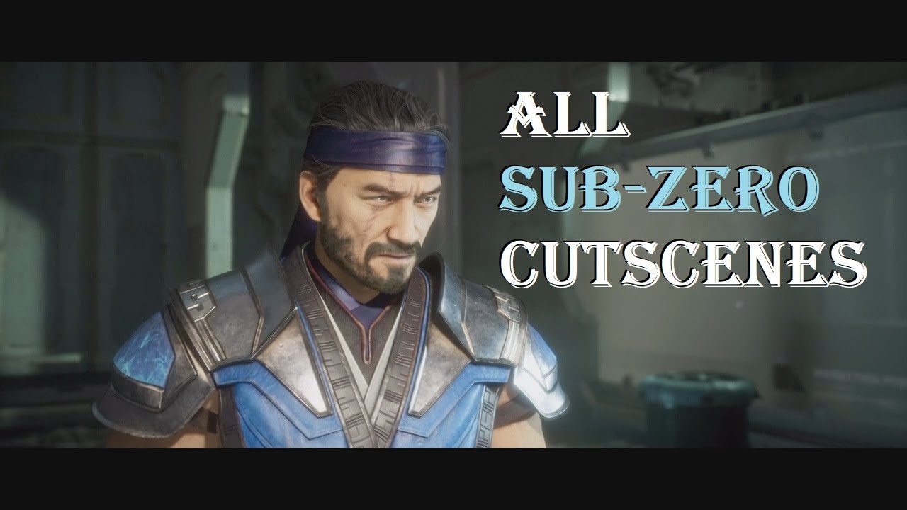 ALL SUB ZERO Cutscenes in MK11 | Steve Blum - YouTube