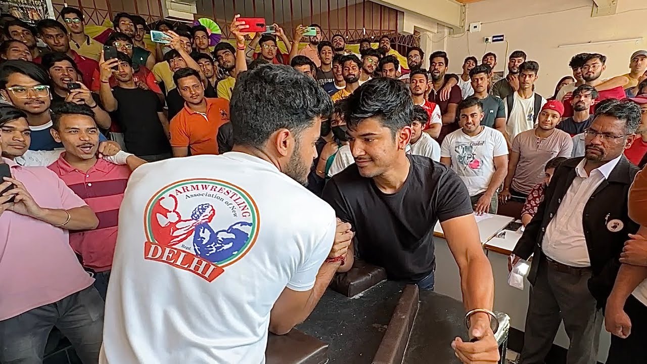 MERI COLLEGE ARM WRESTLING TOURNAMENT 🔥 - YouTube