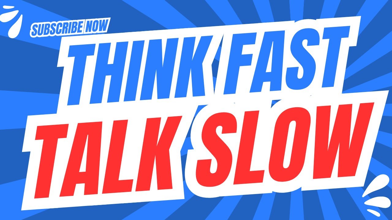 Think Fast, Talk Slow in Sales - YouTube
