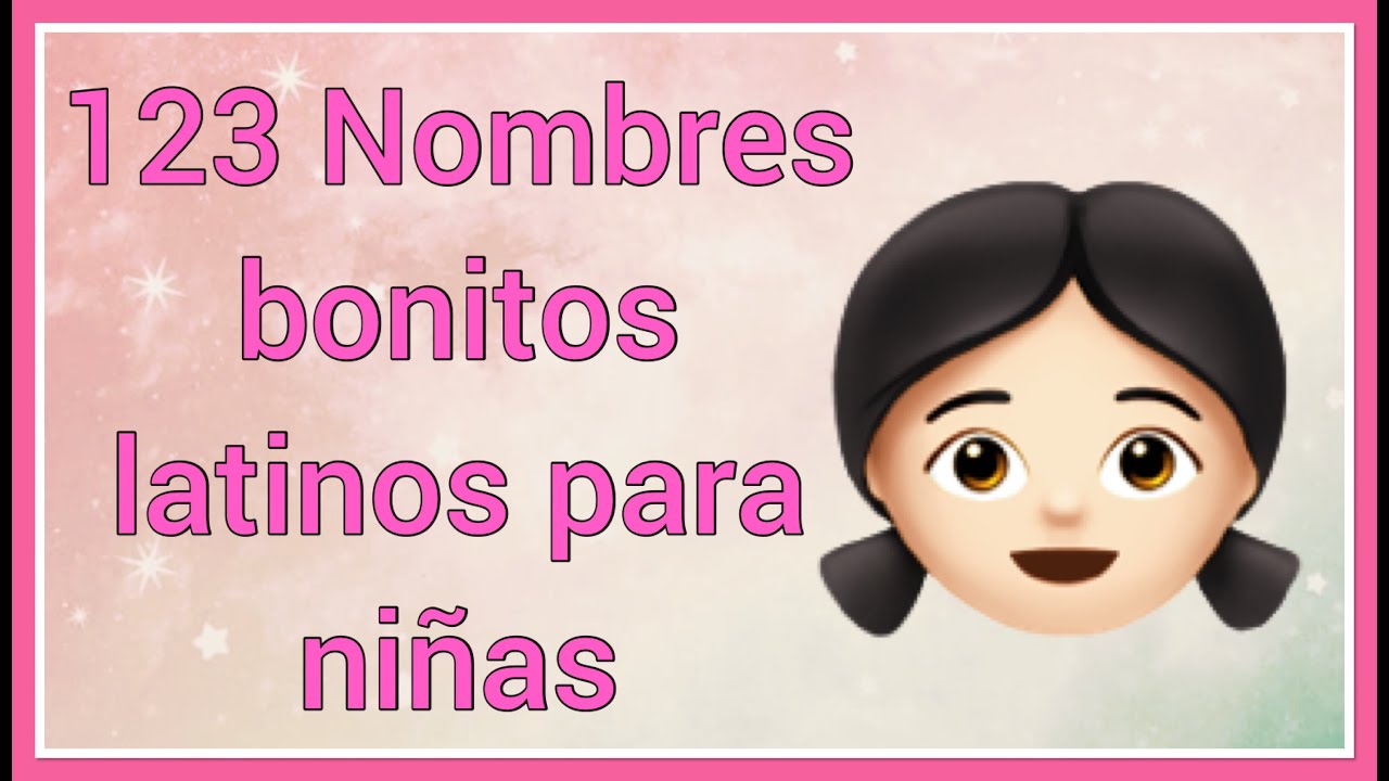 123 Nombres bonitos para niños latinos ( Latin ) - YouTube
