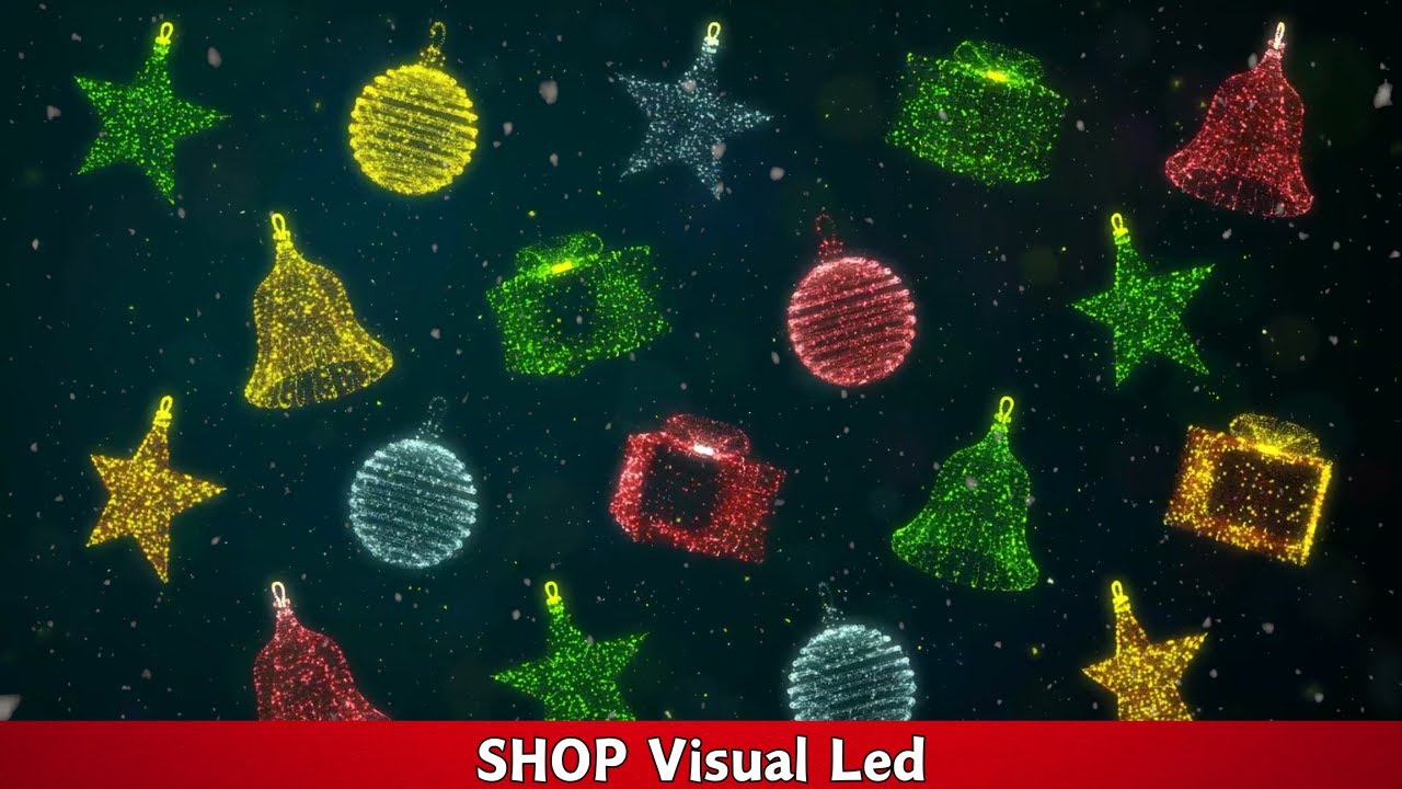 Visual Led Icon Noel - Merry Christmas - Giáng Sinh | Xmas Vj Loop ...