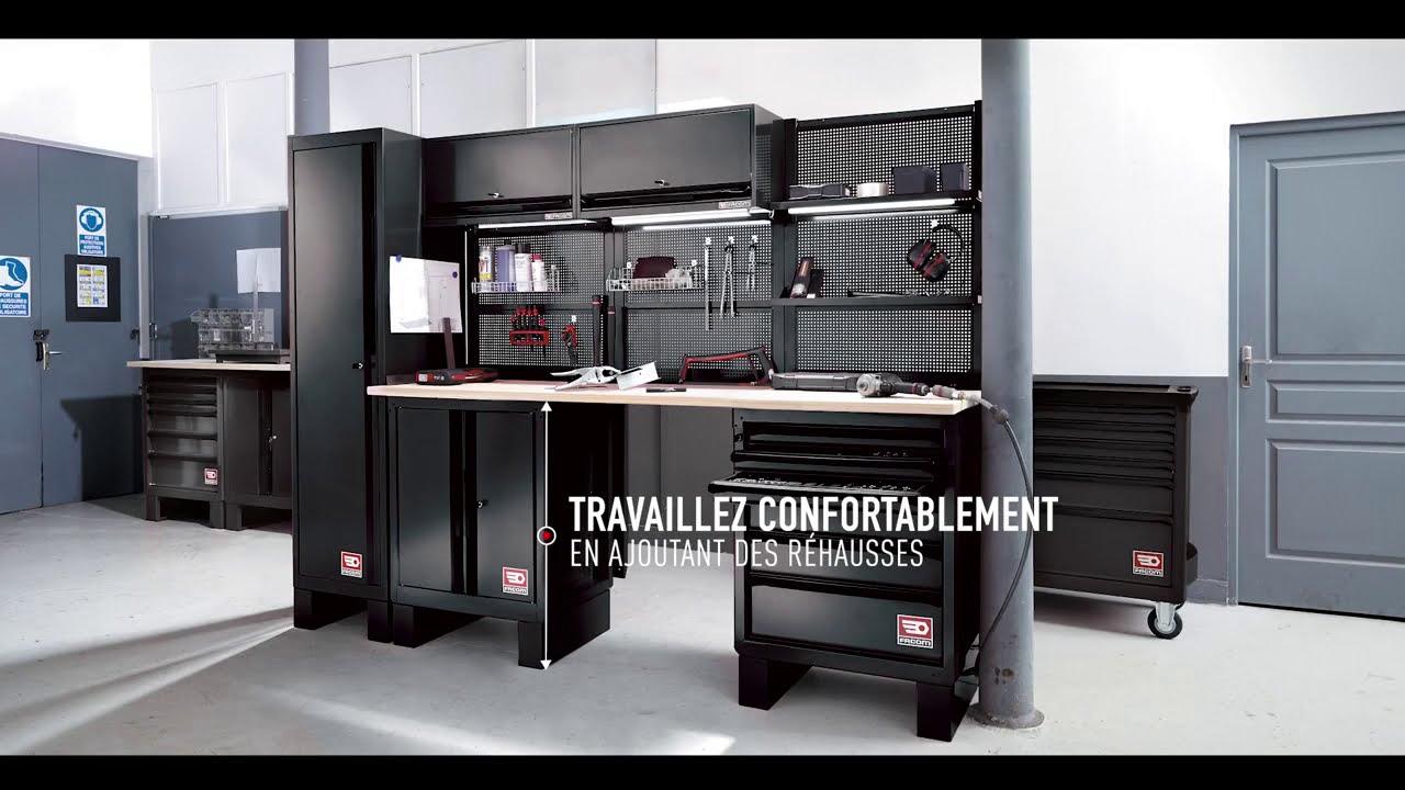 Gamme de rangement ROLL Workshop System Facom - YouTube