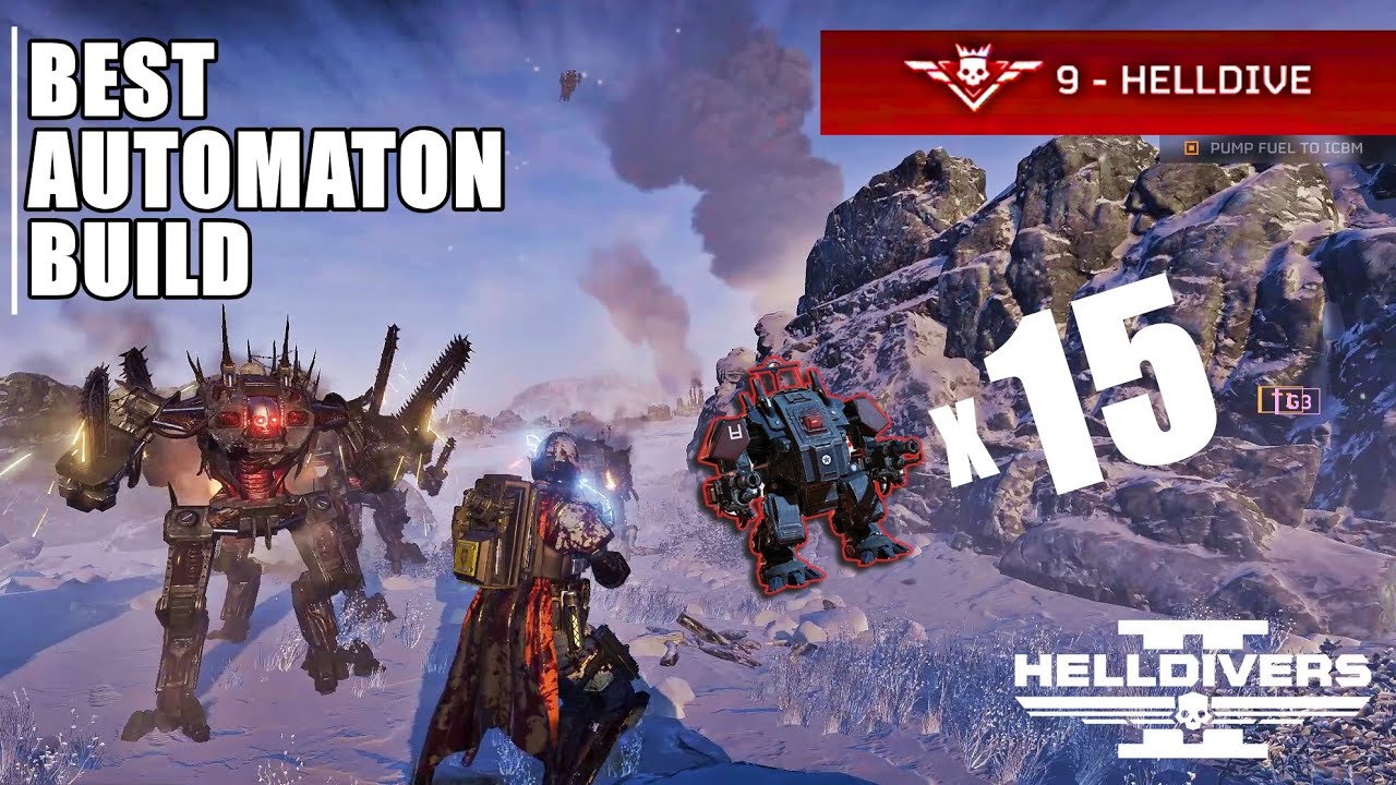 The BEST Automaton Build for Helldive Difficulty | Helldivers 2 - YouTube