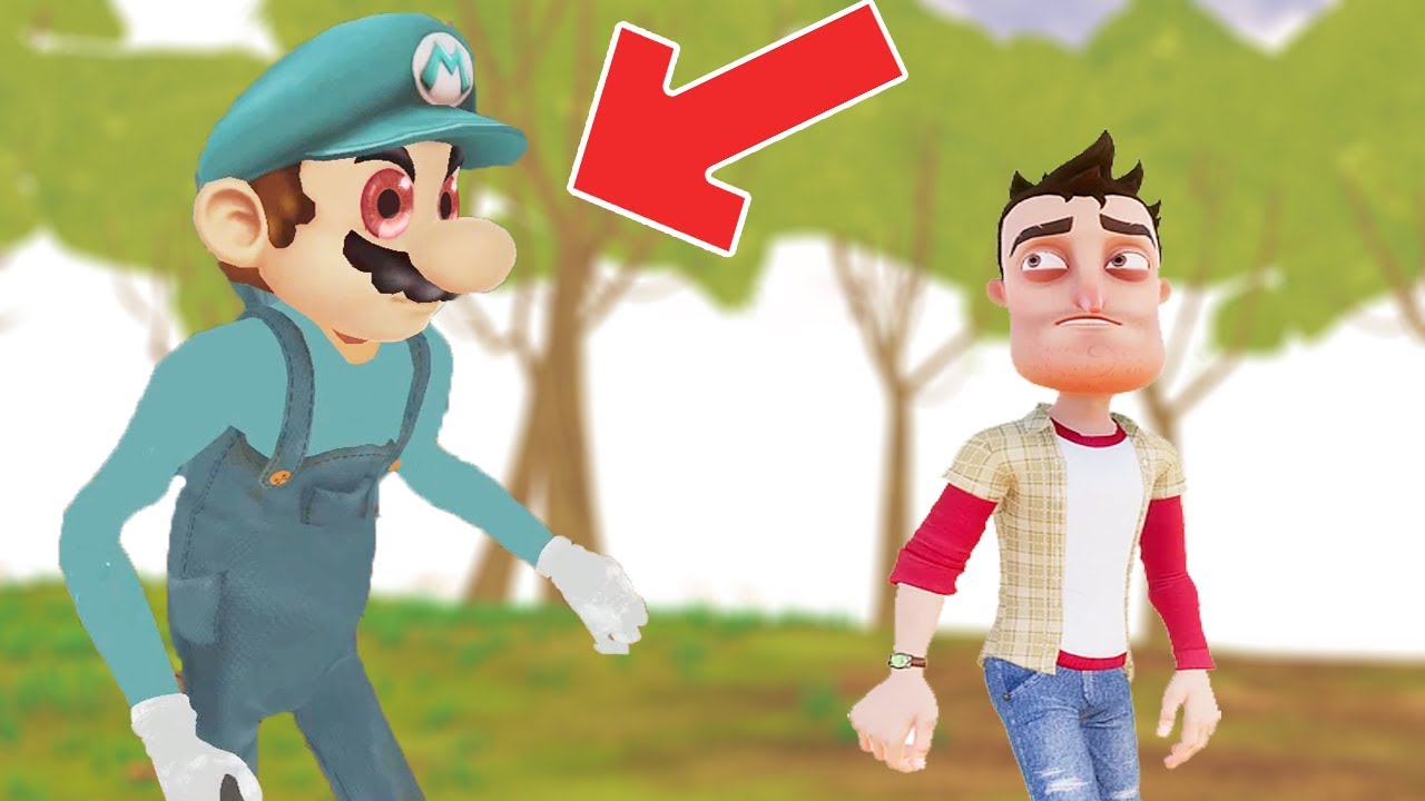MARİO NEİGHBOR'UN BÜYÜK SIRRI Hello Neighbor Mod - YouTube