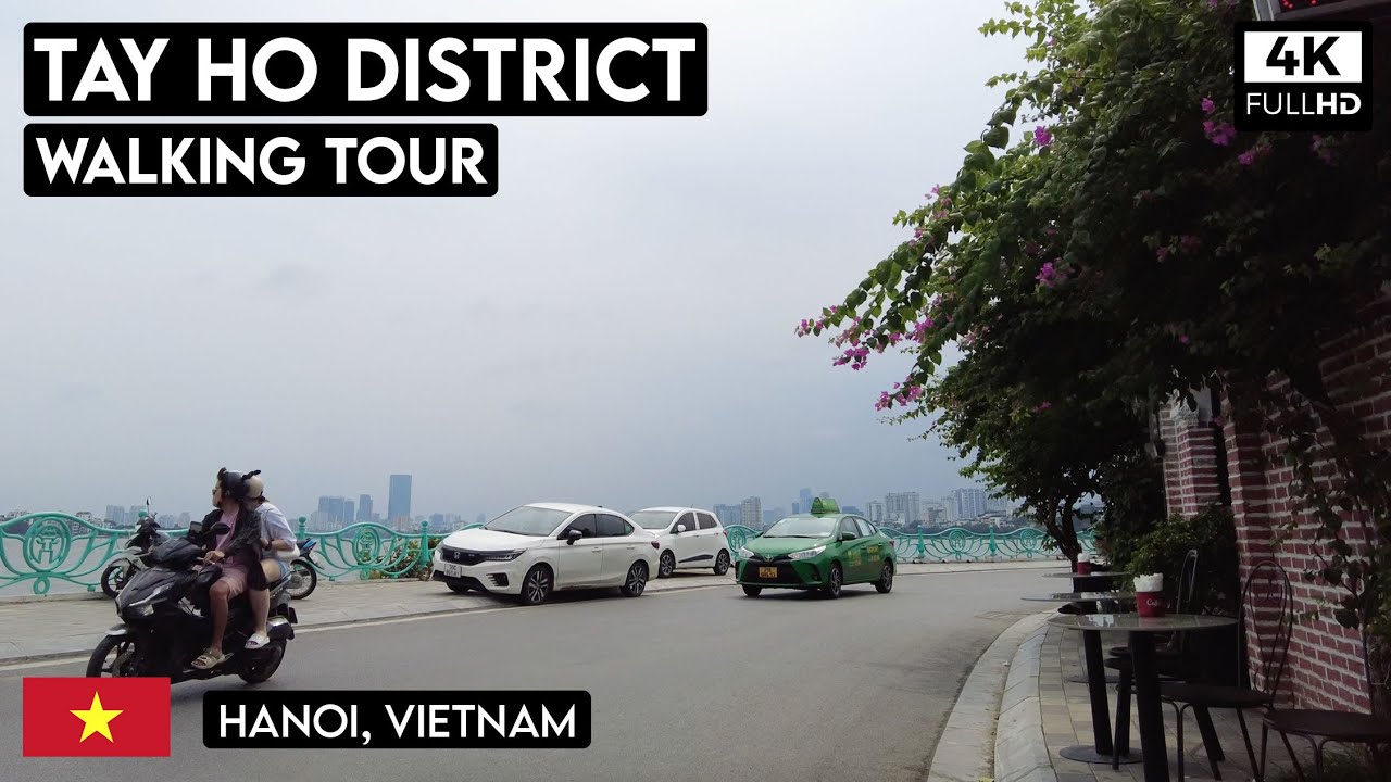 Tay Ho District Afternoon Walk | Hanoi, Vietnam | 4K - YouTube