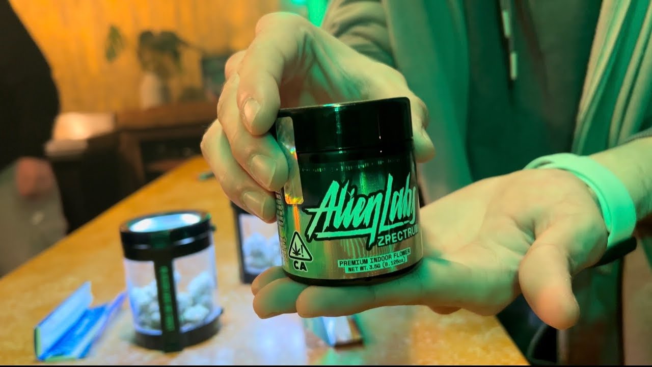 Trying Alien Labs New Strain! (IRL Sesh) - YouTube