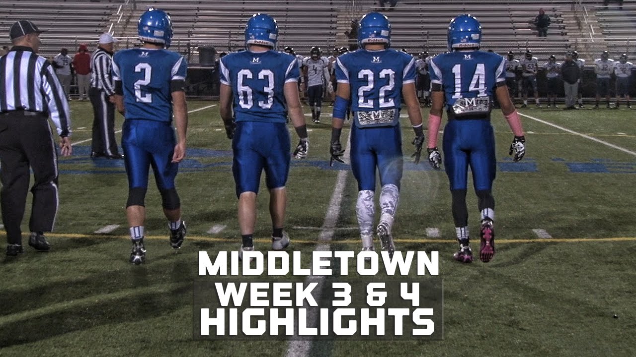 Middletown Football Highlights (Week 3 & 4) - YouTube