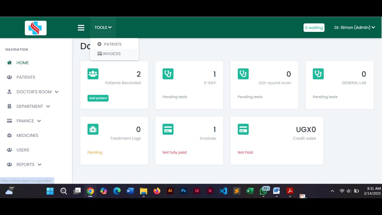 Clinic Records Management System with free source code - YouTube