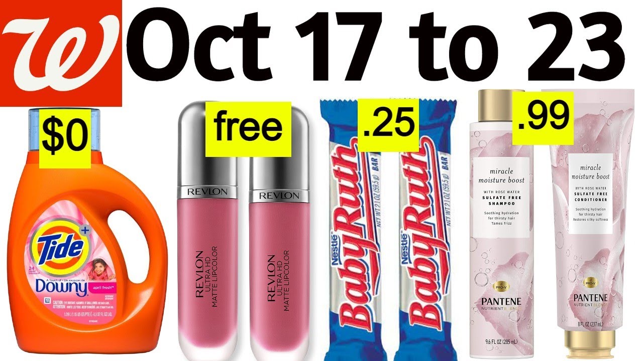 Walgreens **CHEAP TIDE** Oct. 17 to 23! - YouTube