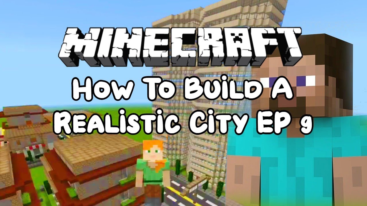 How To Build A Realistic Minecraft City | EP 9 | Adding a Skyscraper ...