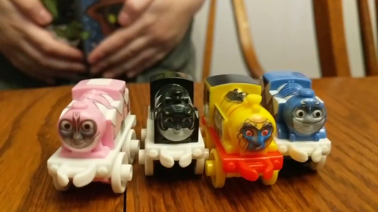 Thomas Mini Power Ranger 4 Pack - YouTube