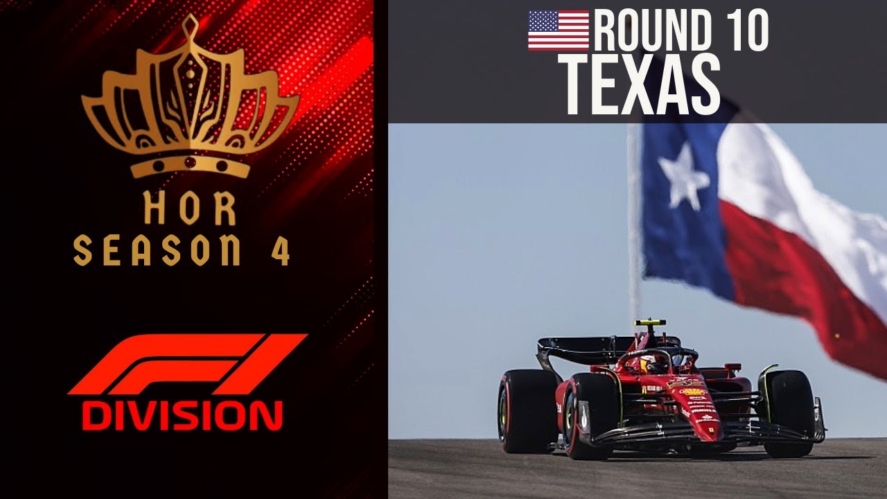 🔴 House of Racing S4 | F1 Round 10 - Texas GP - YouTube