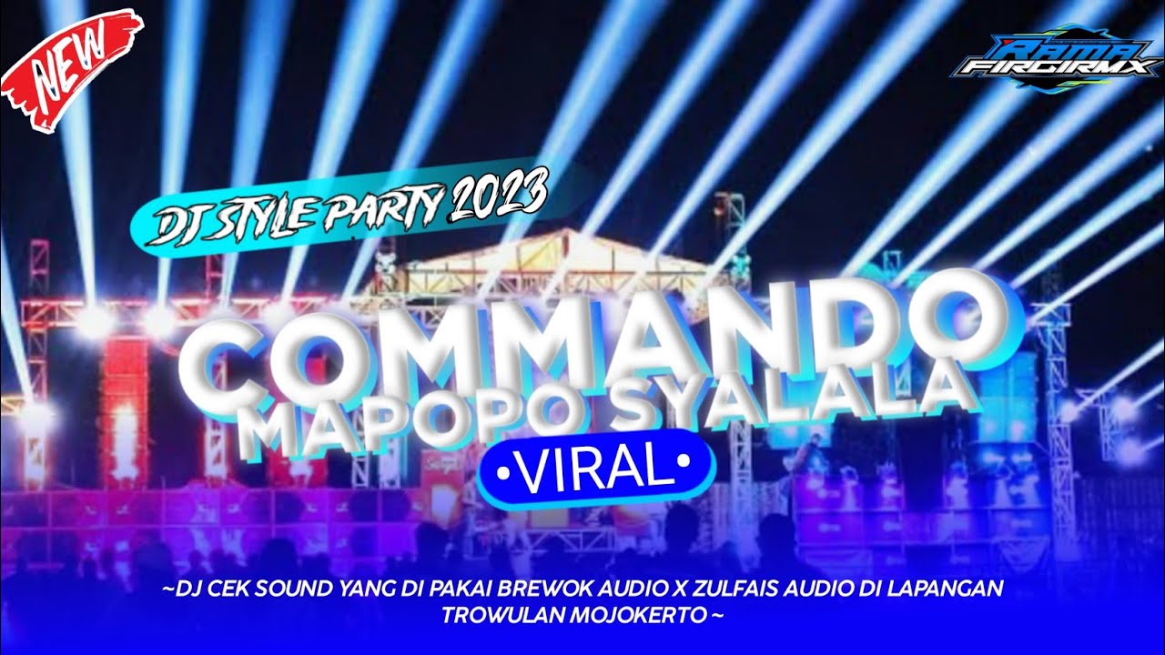 DJ STYLE PARTY MAPOPO SYALALA VIRAL 2023‼️ ANDALAN BREWOK AUDIO X ...