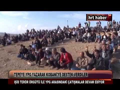 KOBANİ'YE DESTEK VERDİLER