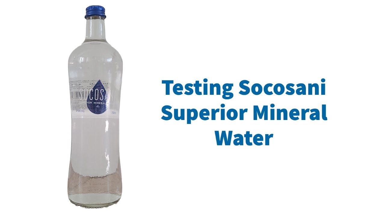 Socosani Sparkling Water #Water test - pH and TDS - YouTube