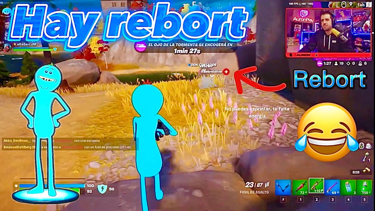 Auron sorprendido al ver a rebort noqueado desde un alto! - YouTube