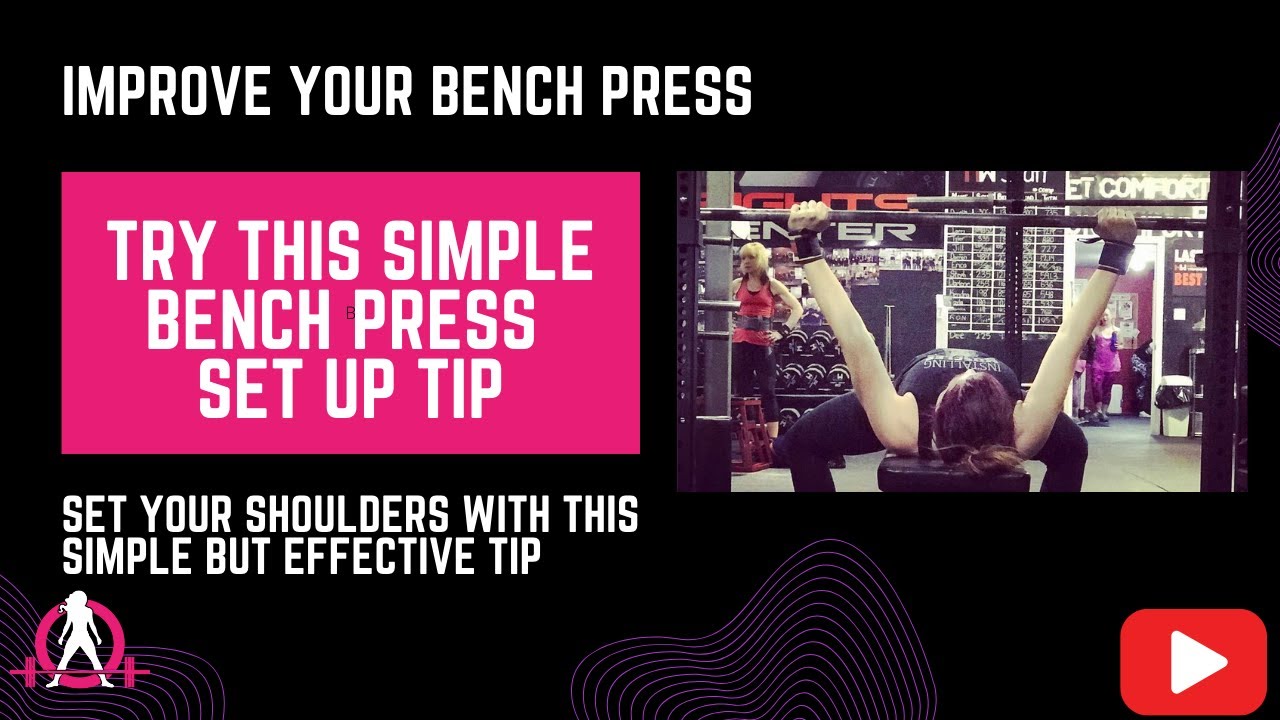 Try this Bench Press Set Up Trick - Use The Rack Uprights - YouTube