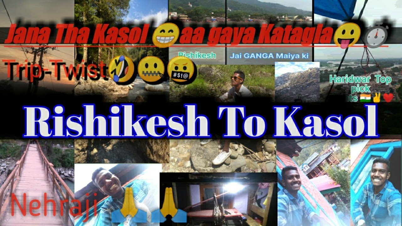 Unplanned Trip// IN the Search of Snow// Rishikesh//Haridwar//Katagla ...