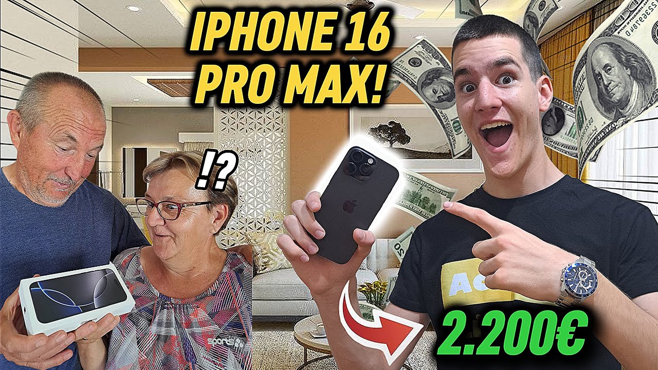 KUPIO SAM IPHONE 16 PRO MAX! - Reakcije porodice i drugara! *2200 ...