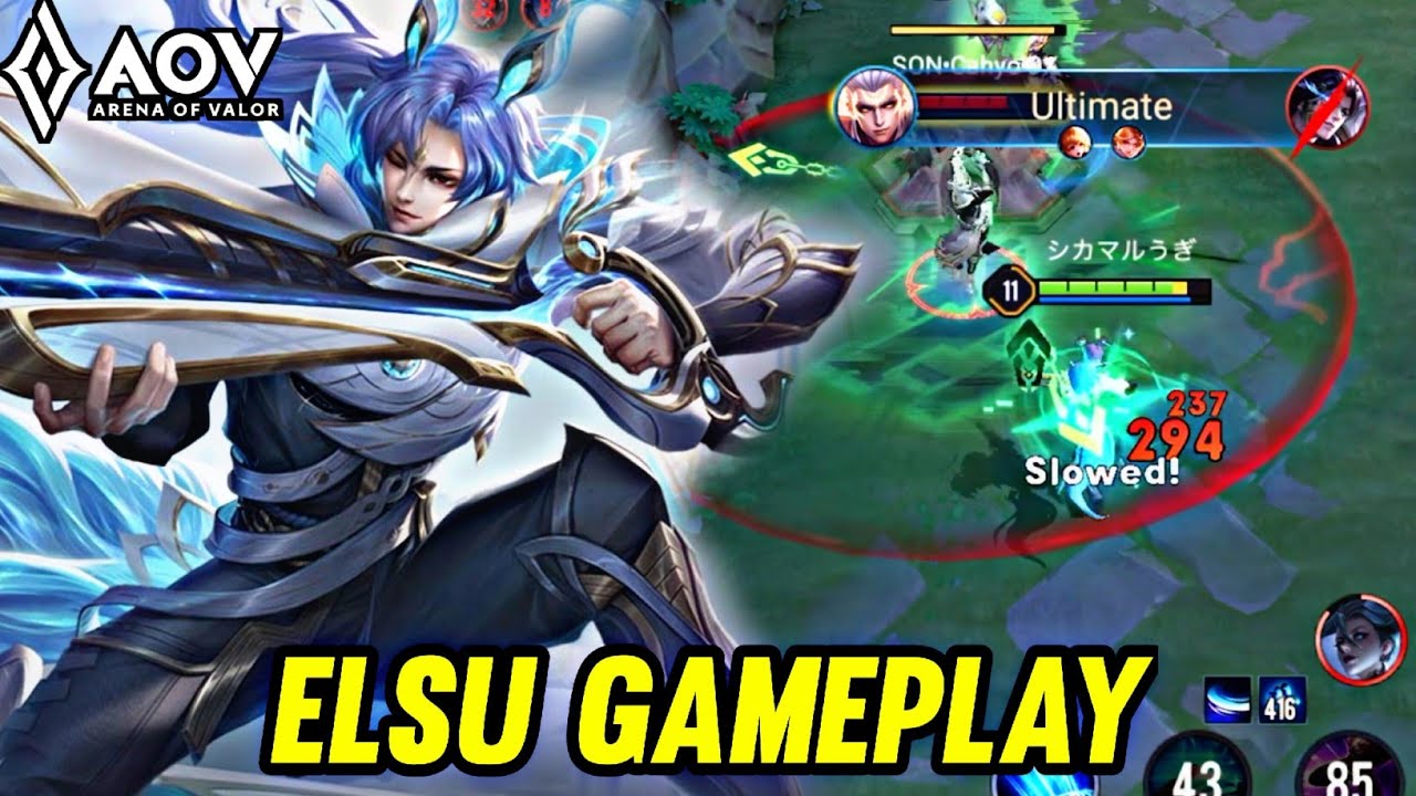 AOV : ELSU GAMEPLAY | IN ABYSSAL LANE - ARENA OF VALOR LIÊNQUÂNMOBILE ...