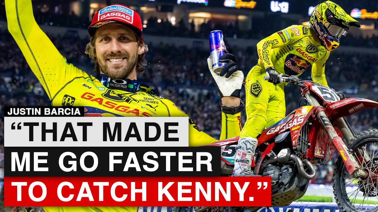 "That made me go faster to catch Kenny." | Justin Barcia on ...