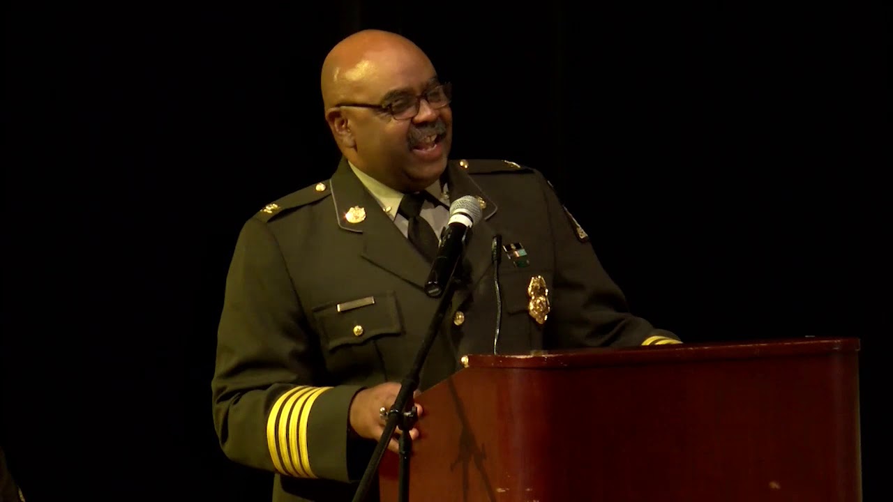 Police Chief Marcus Jones sworn in - YouTube