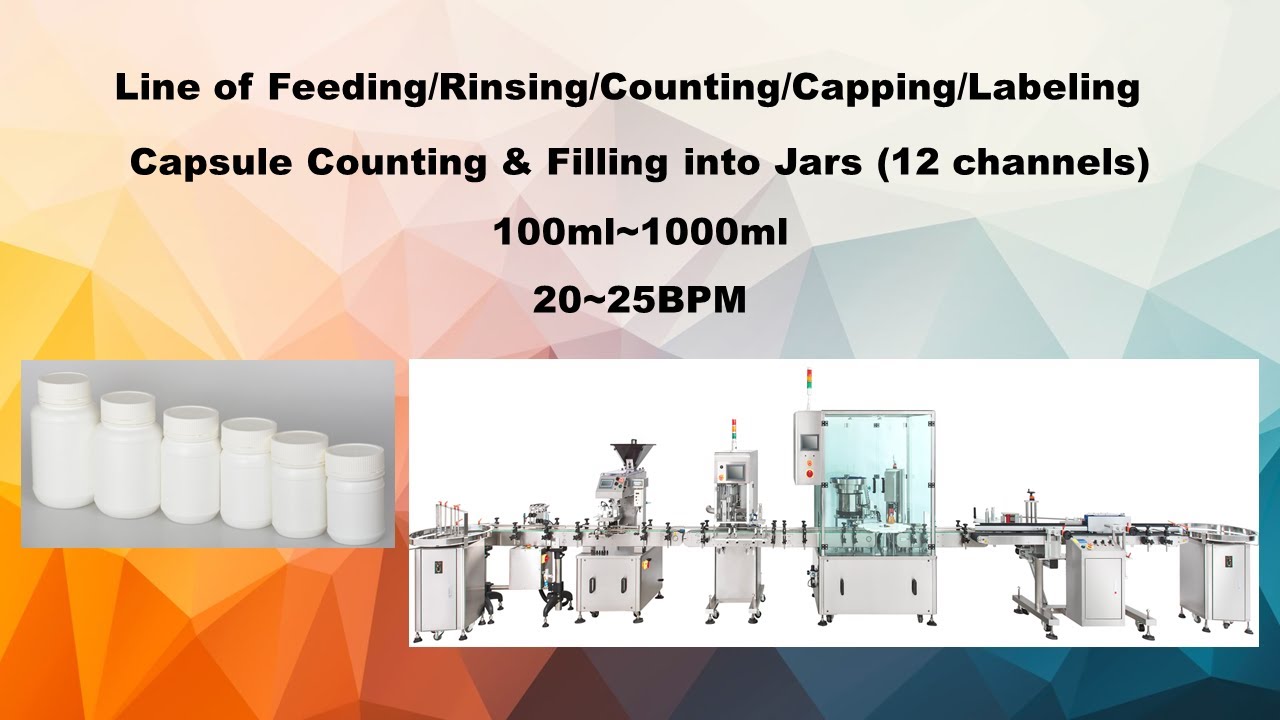 Packaging Line of Capsule in Bottles (#291) - YouTube