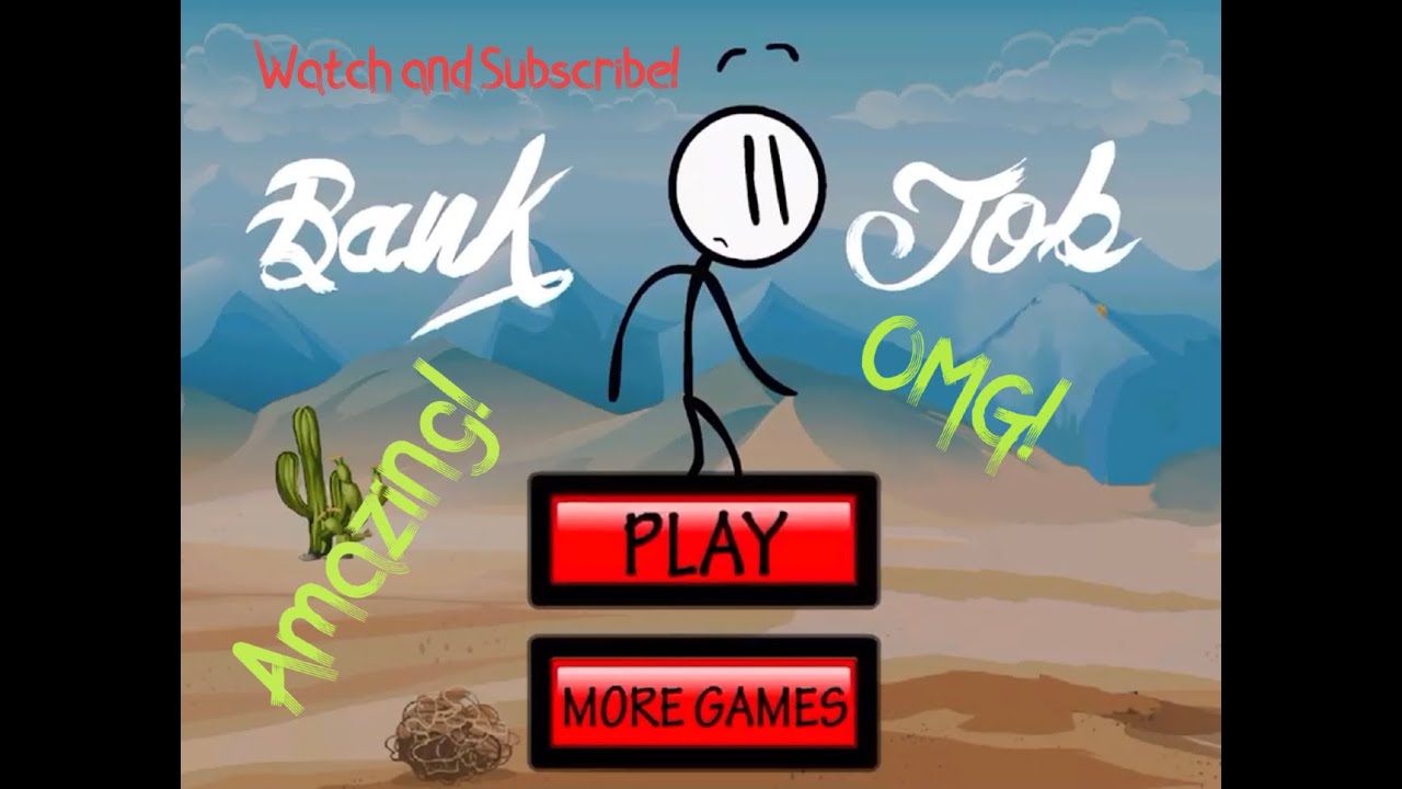Henry The stickman Series PT1 Super bank Robber - YouTube