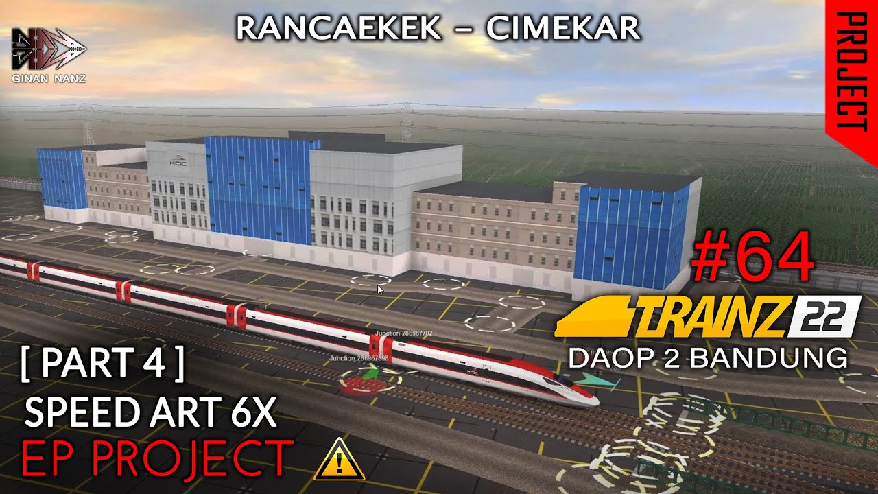 DEPO KCIC TEGALLUAR Part 4 | SPEED ART - TRAINZ RAILROAD SIMULATOR 2022 ...