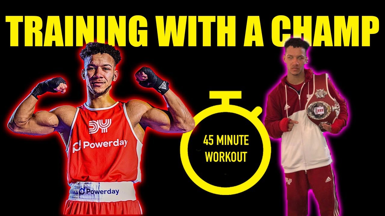 EPIC 45 MINUTE FULL BODY BOXING HIIT (perfect at home workout no ...