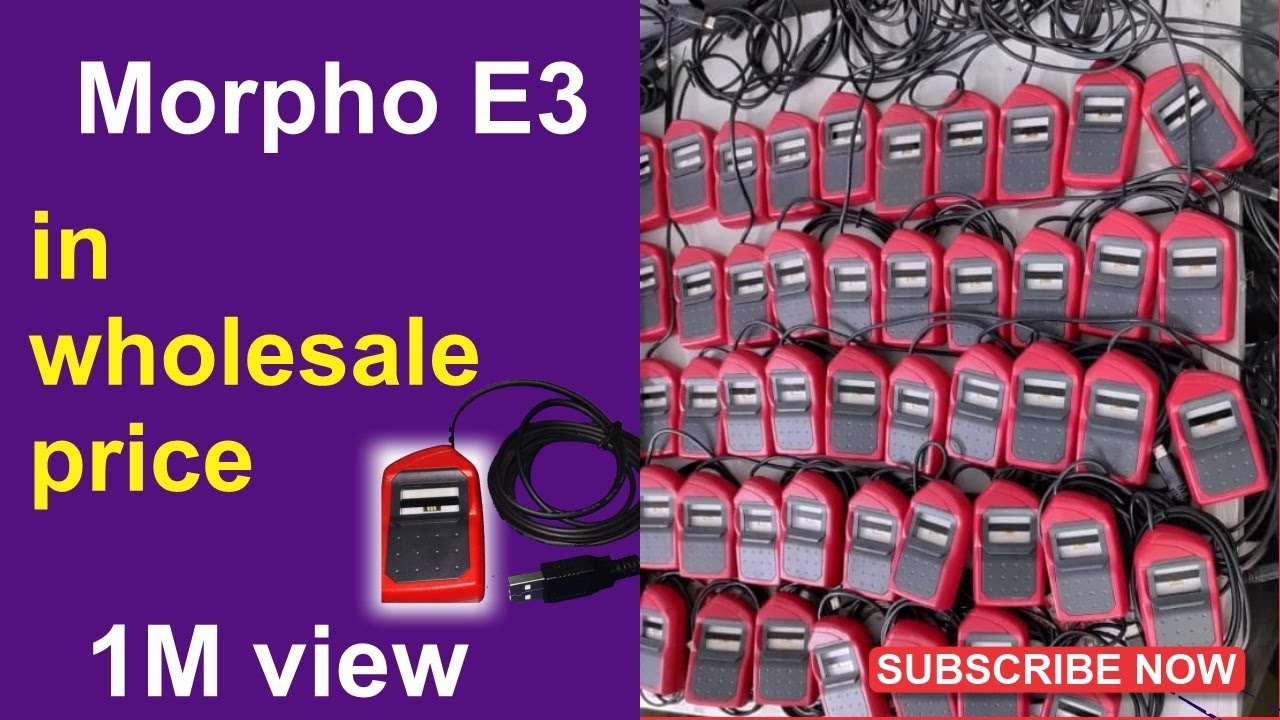 Morpho E3 1300 | Morpho fingerprint Device | Morpho Idemia | Morpho ...