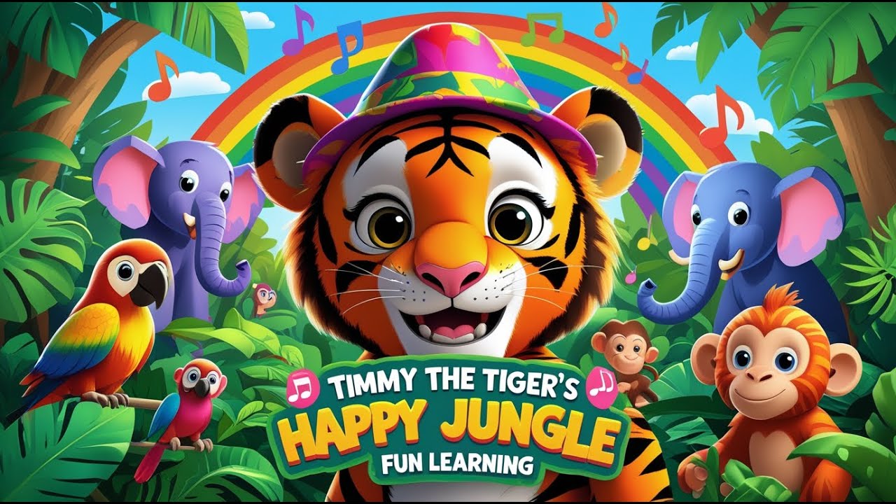 Timmy the Tiger’s Happy Jungle Rhymes | Fun Learning - YouTube