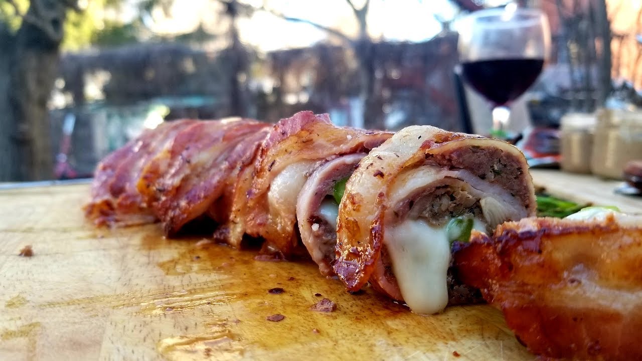 Best recipe : meat sushi mushi / bacon wrapped beef burrito 爆漿培根壽司捲 ...