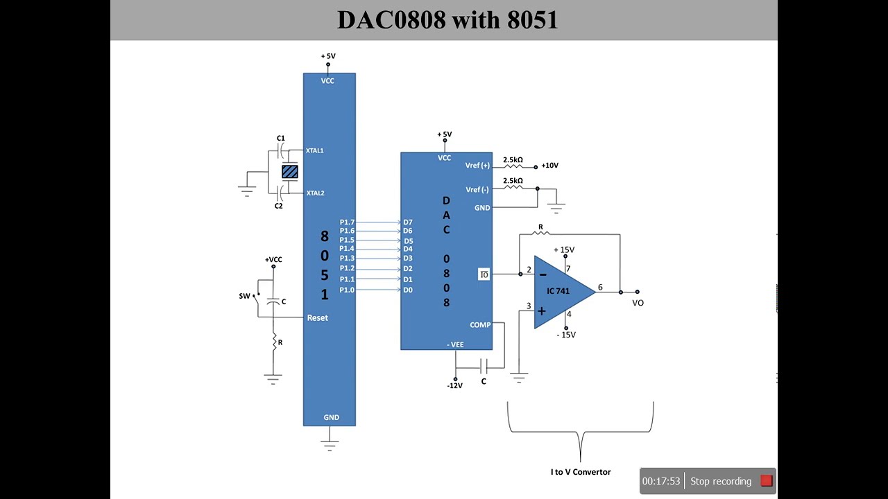 8051 ADC DAC Interfacing: Lecture 09 || Dr. Layak Ali || - YouTube