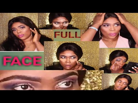 Full Face Makeup Eyeshadow Tutorial - YouTube