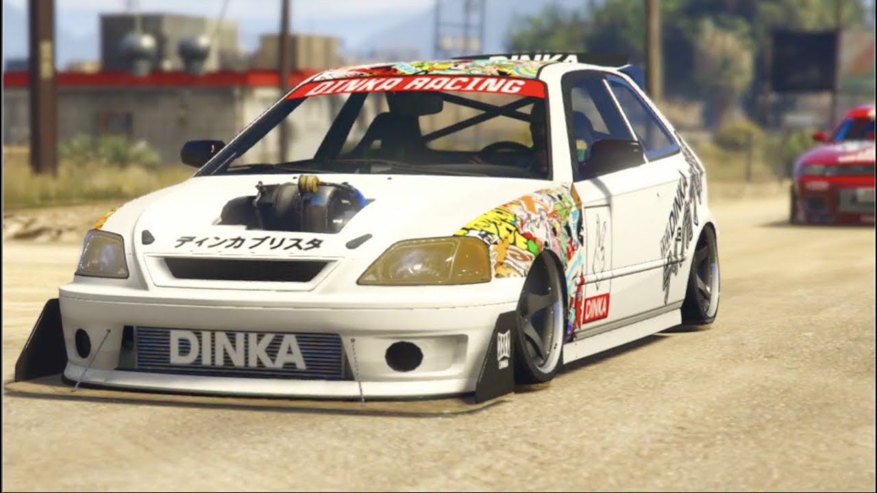 GTA 5 -NEW Dinka Kanjo (Honda Civic EK9) RICE Customization/Build!! vs ...