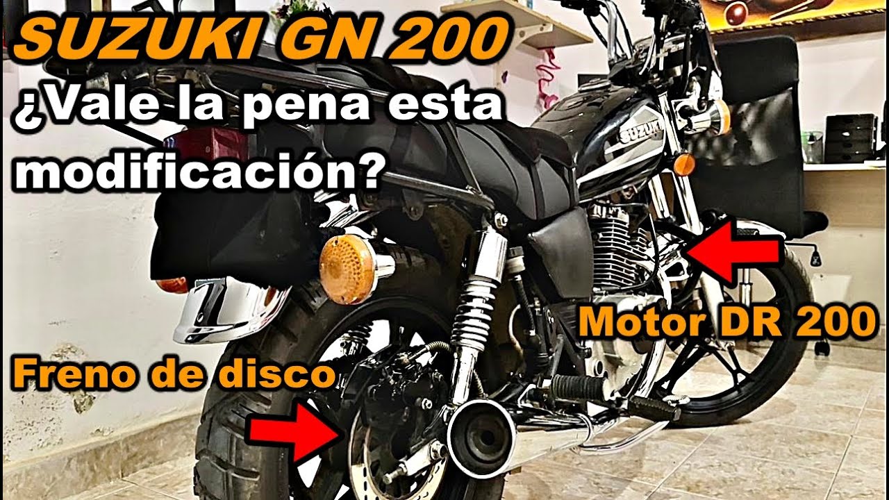 SUZUKI GN CON MOTOR DE DR200| ¿SÍ VALE LA PENA ESTA MODIFICACIÓN?| EL ...