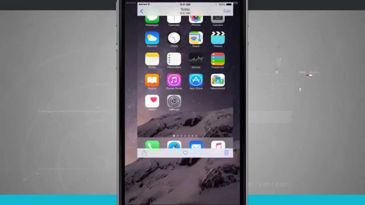 iPhone 6 Tips - How to Take a Screen Shot - YouTube