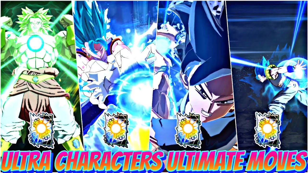ALL ULTRA CHARACTERS ULTIMATE MOVES UPTO 2023 🔥 IN DRAGON BALL LEGENDS ...