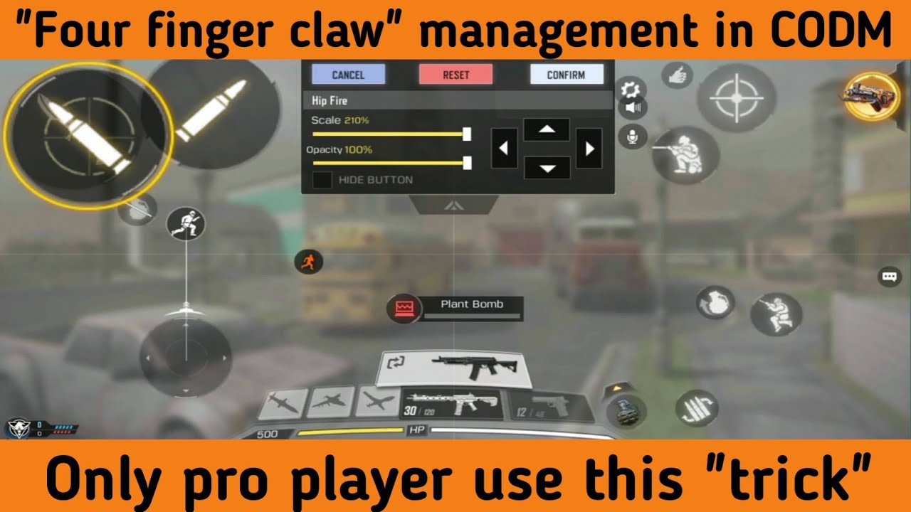 Four finger claw management in call of duty mobile|How to customise ...