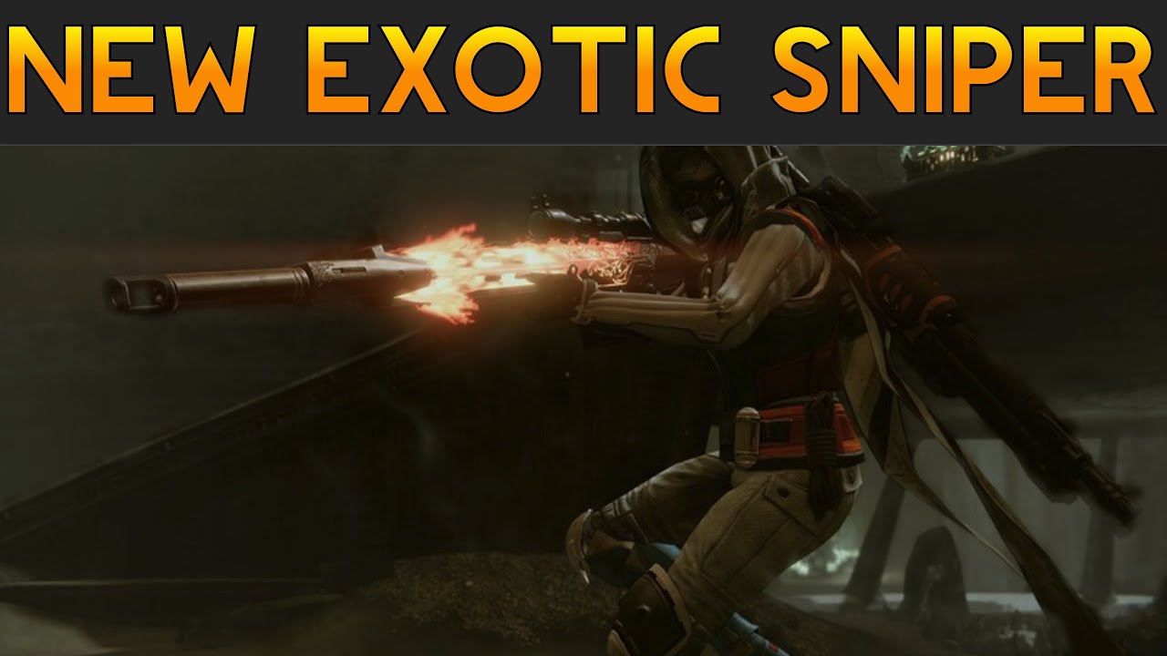 Destiny - New Exotic Sniper Zen Meteor Flaming Sniper! - YouTube